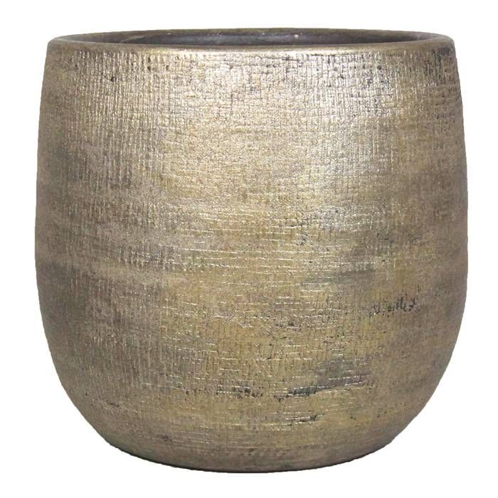Buy Pot Mira Industrial Gold affordable | Gardens4You.eu